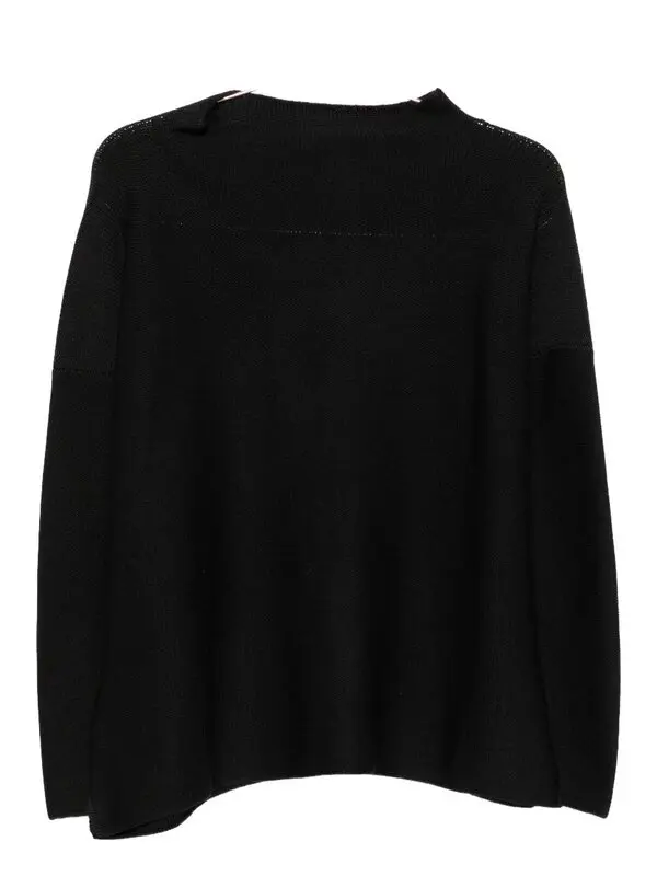 DANIELA GREGIS Wool Turtle-neck Sweater - Black