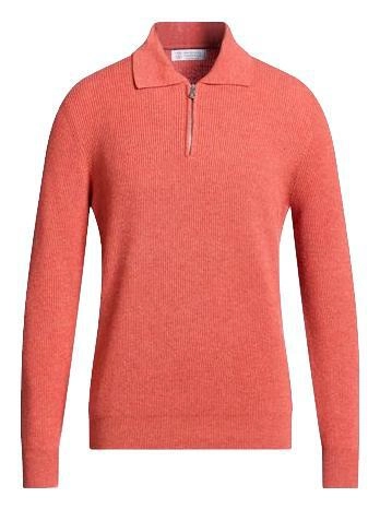 Brunello Cucinelli Cashmere Half-zip Sweater - Red