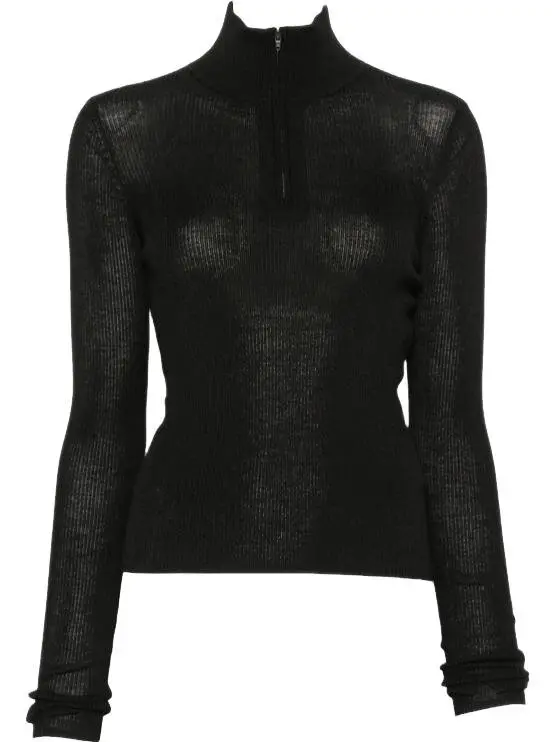 THE FRANKIE SHOP Long-sleeved Sweater - Black