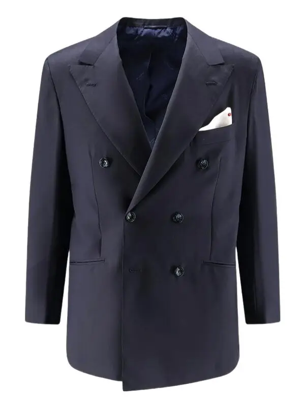 Kiton Double-breasted Peak-lapel Suit - No