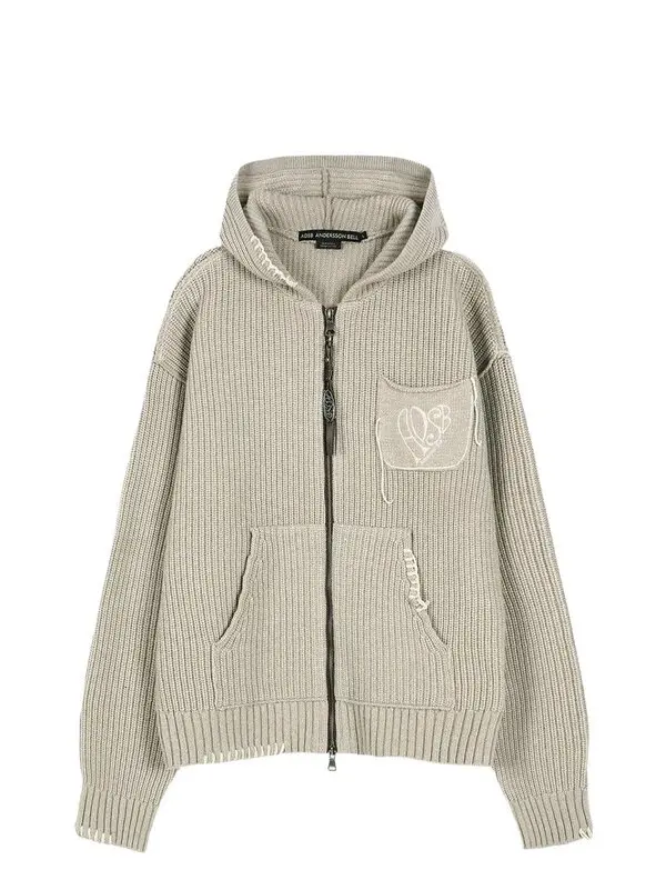 Andersson Bell Zipper Hoodie - Beige