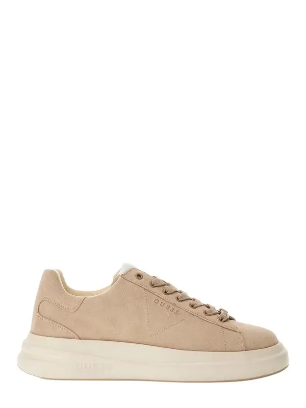 Guess Elba Suede Sneakers - Nude
