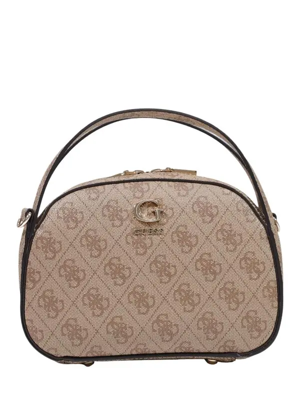 Guess Zippered Shoulder Bag - Nude