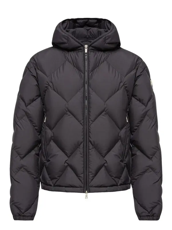 Moncler Arvouinne Hooded Quilted Down Jacket - Black