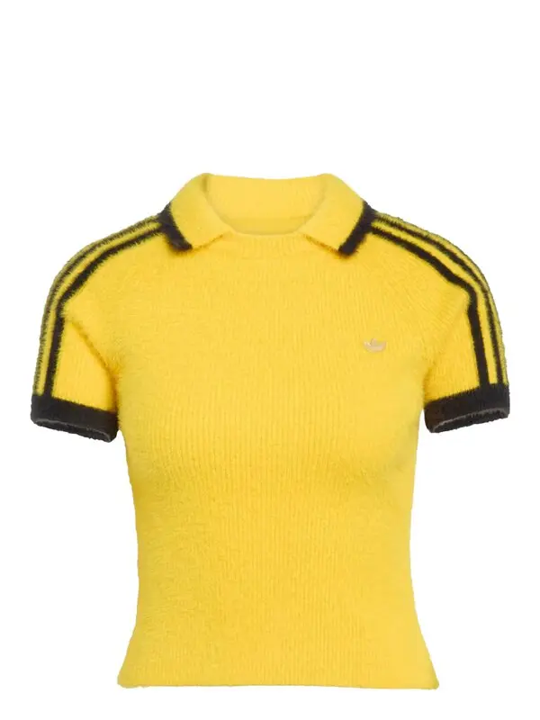 ADIDAS ORIGINALS Knitted Cali Polo T-shirt - Yellow