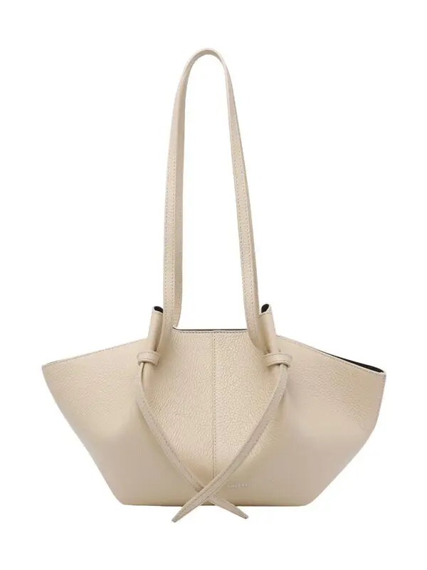 Yuzefi Mochi Logo Printed Tote Bag - Nude