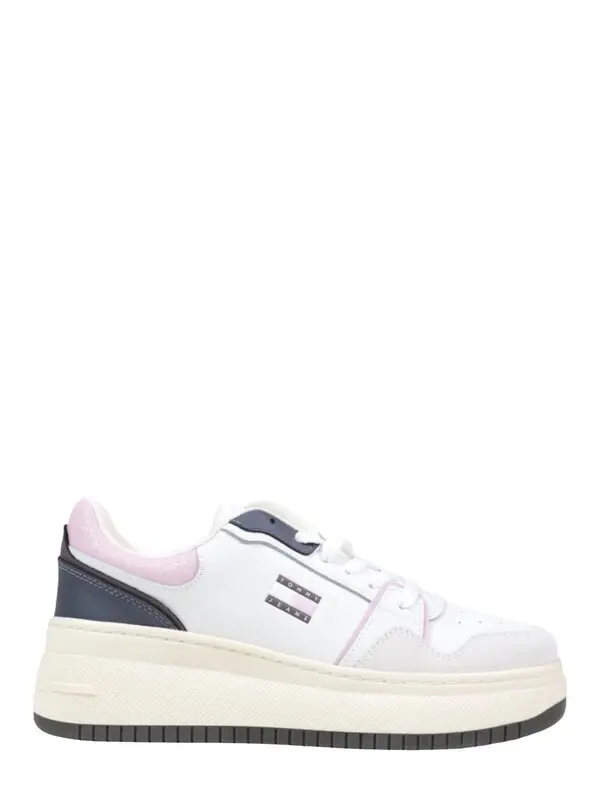 Tommy Hilfiger Logo Lace-up Sneakers - White