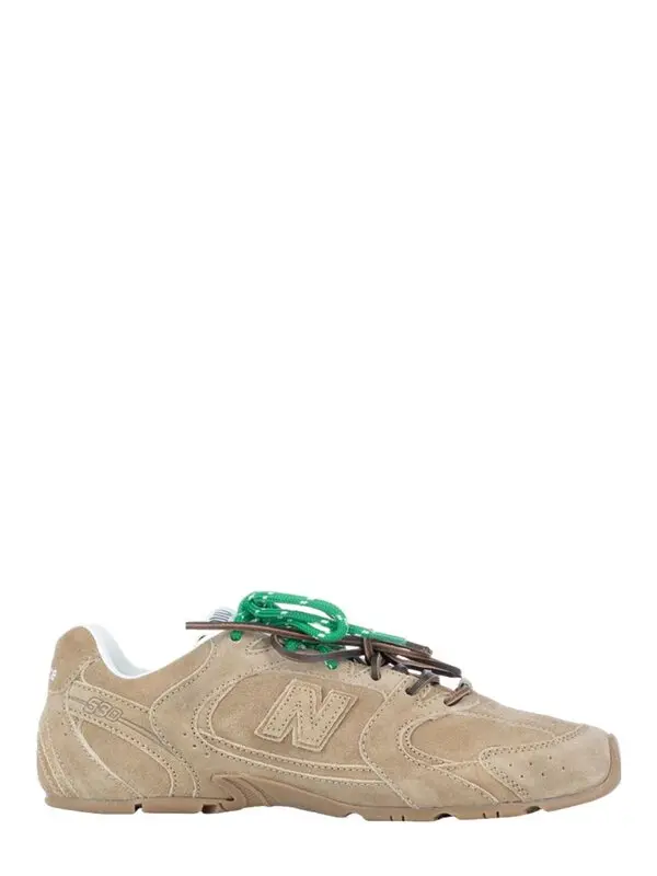 Miu Miu X New Balance Suede Sneakers - Nude