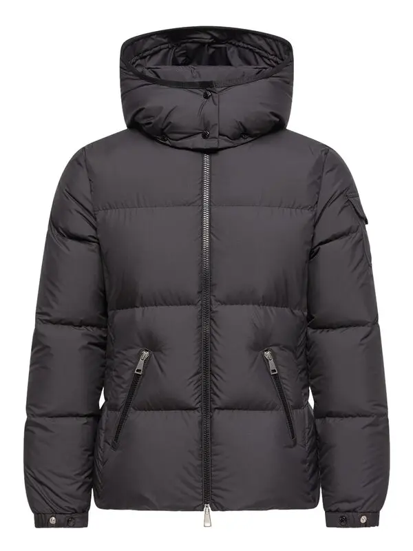 Moncler Fourmines Hooded Short Down Jacket - Black