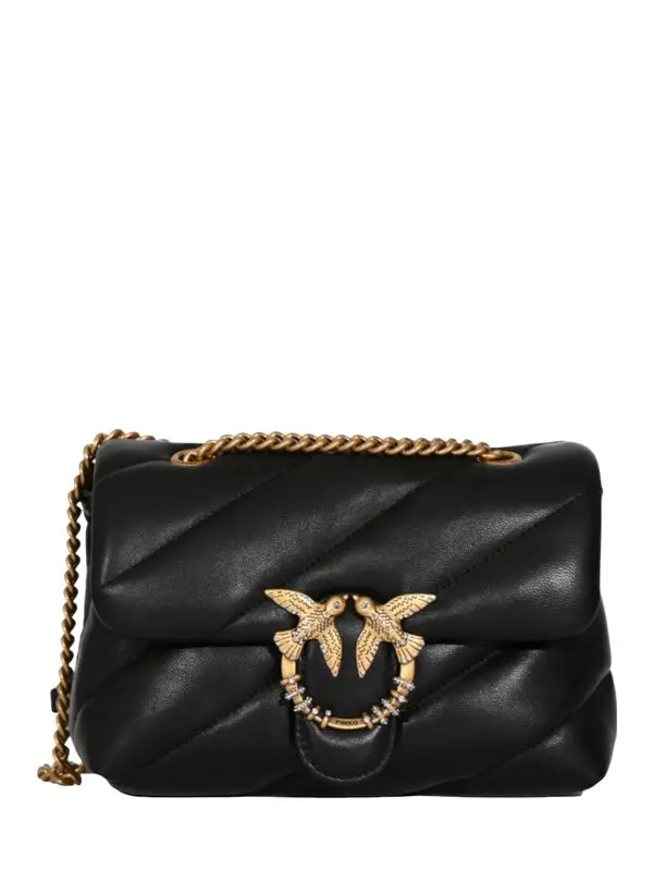 Pinko Flap Shoulder Bag - Black