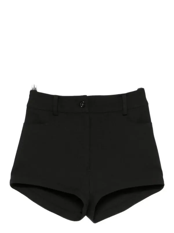 THE FRANKIE SHOP Belted Shorts - Black