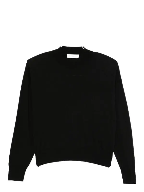 THE FRANKIE SHOP Ribbed Turtleneck Sweater - Black