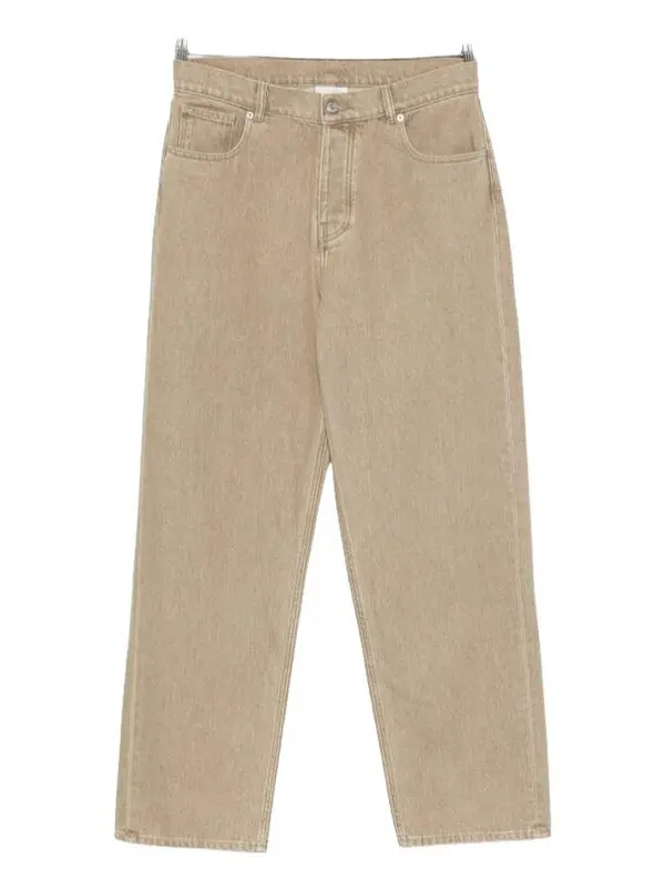 Drole De Monsieur Straight Leg Jeans - Kaki