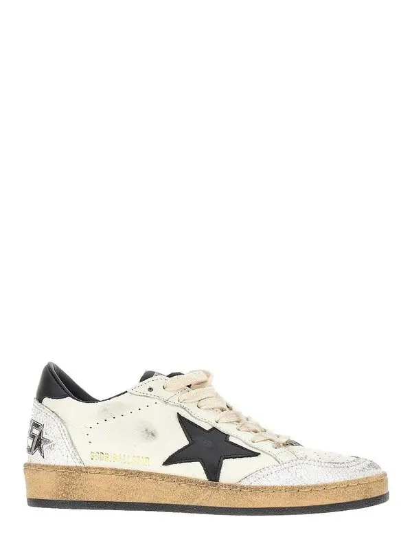 GOLDEN GOOSE Ballstar Nappa Leather Sneakers - White