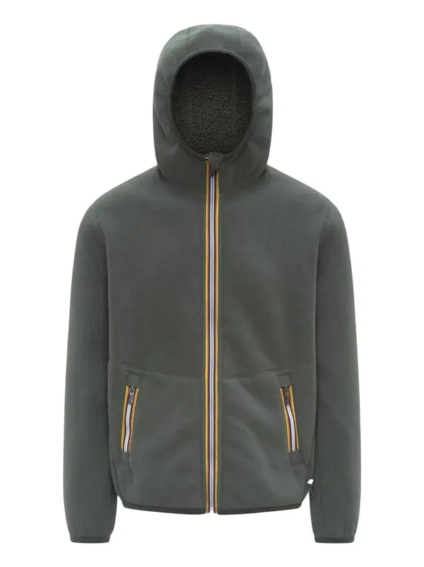 K-WAY Jacket Jack Sherpa Polar Double - Green
