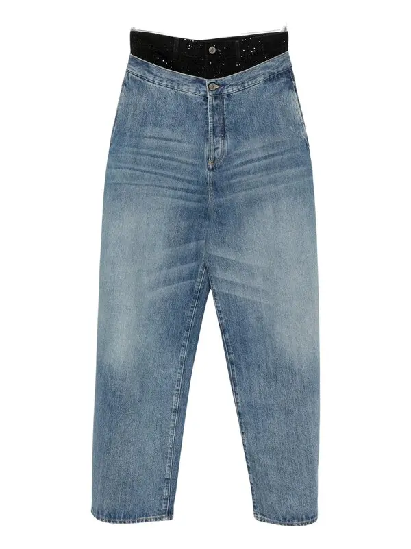 Attico Denim Trousers - Blue