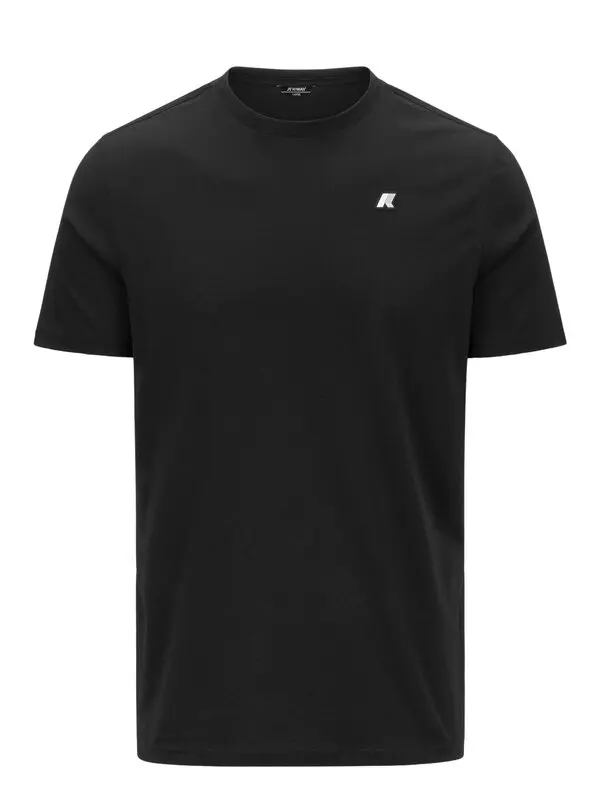 K-WAY T-shirt Odem Jersy Slim - Black