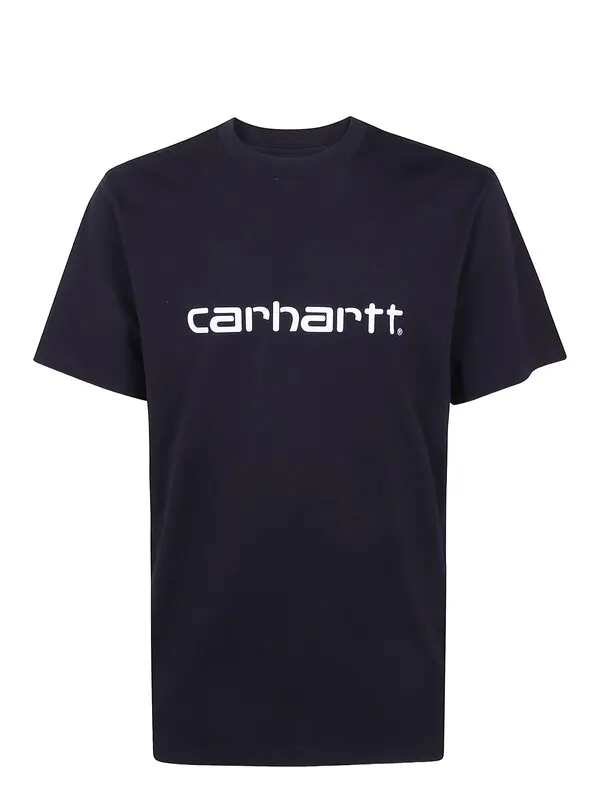 Carhartt Work In Progress T-shirt Short Sleeve "script - Black