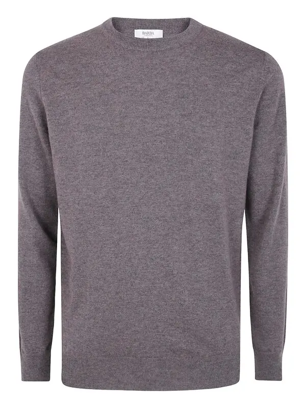 BARBA NAPOLI Wool Cashmere Sweater - Brown