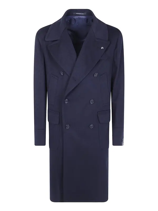 Tagliatore Coat Wool "c Sherry - Blue