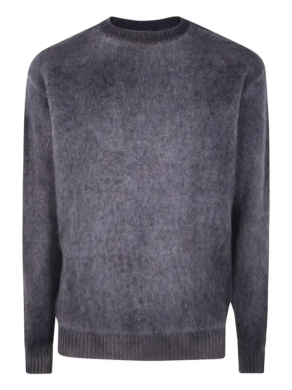 Avant Toi Sweater Tonal Degradé "round Neck Pullover - Red