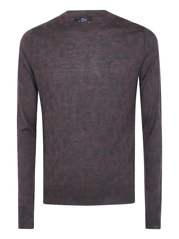 Etro Sweater Long Sleeve - Brown