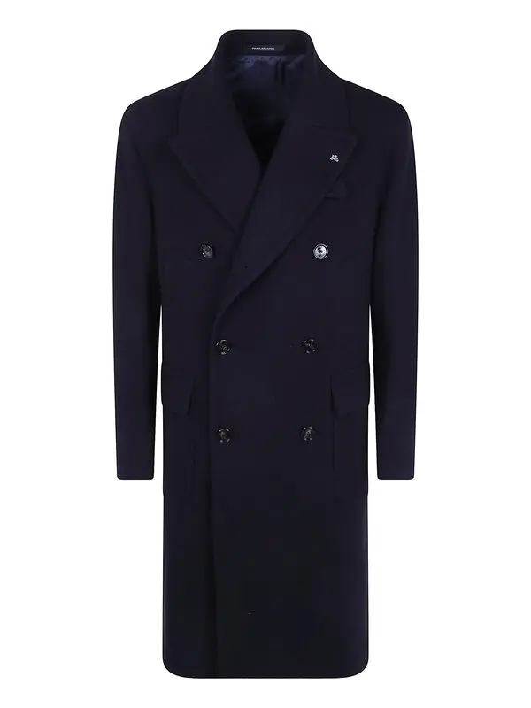 Tagliatore Coat Wool Blend "c-sherry - Blue
