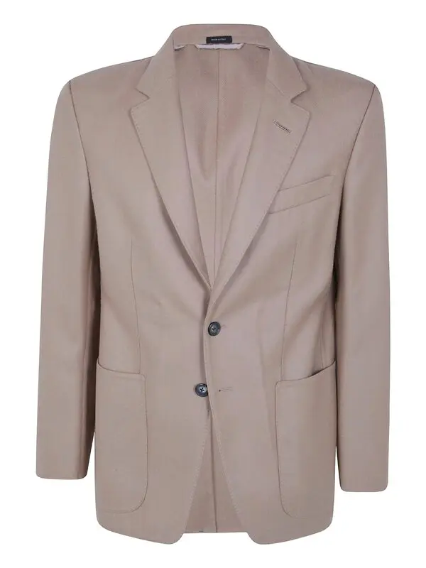 TOM FORD Soft Wool Cardigan Jacket - Brown