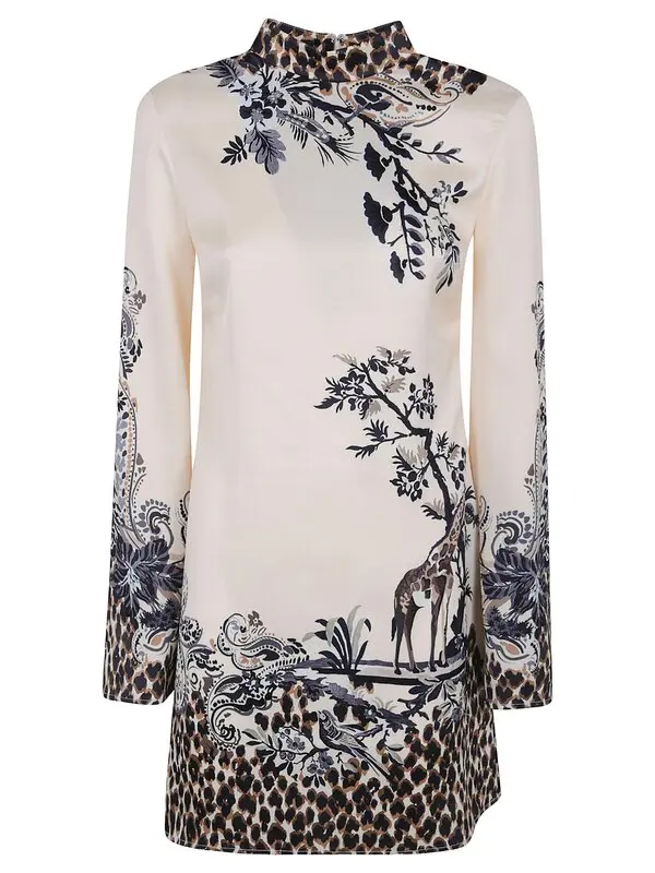 Etro Dress Mini Printed "fancy - Beige