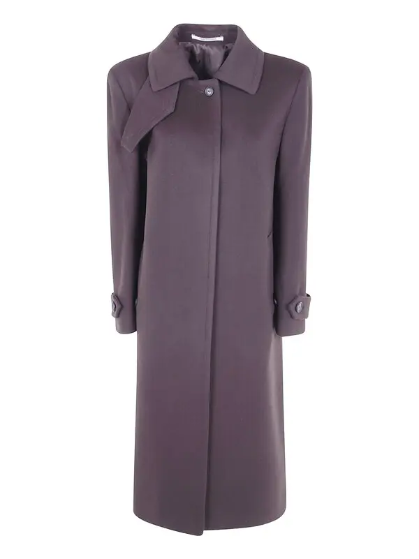 Tagliatore Coat Wool Cashmere "bethany - Brown
