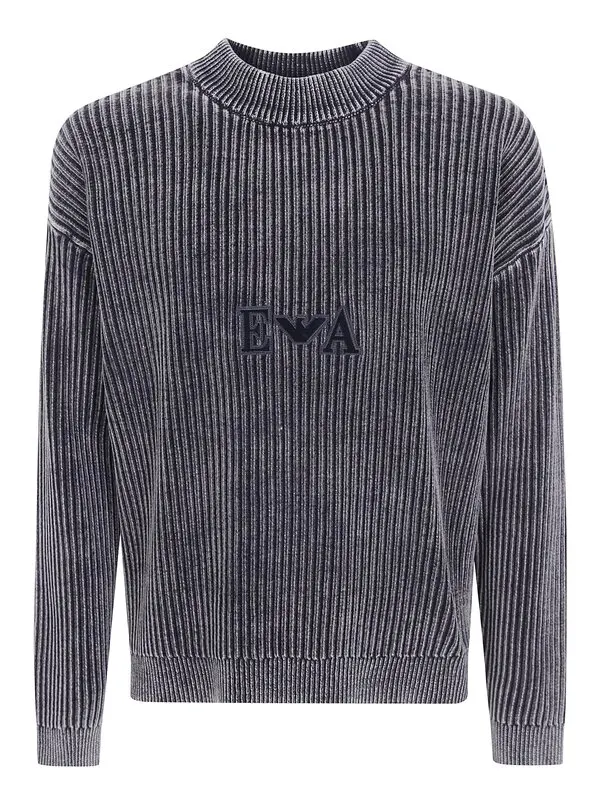 Emporio Armani Ribbed Turtleneck Sweater - Brown