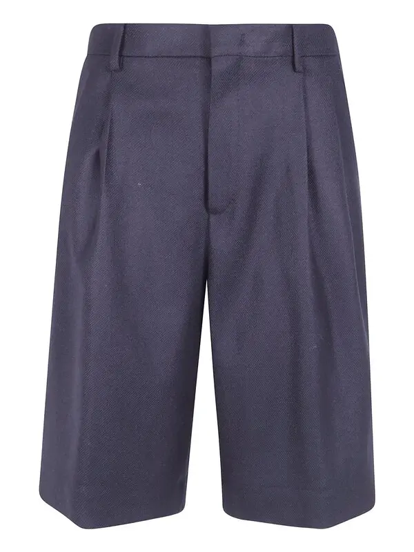Tagliatore Effie Wool Pleated Trousers - Black