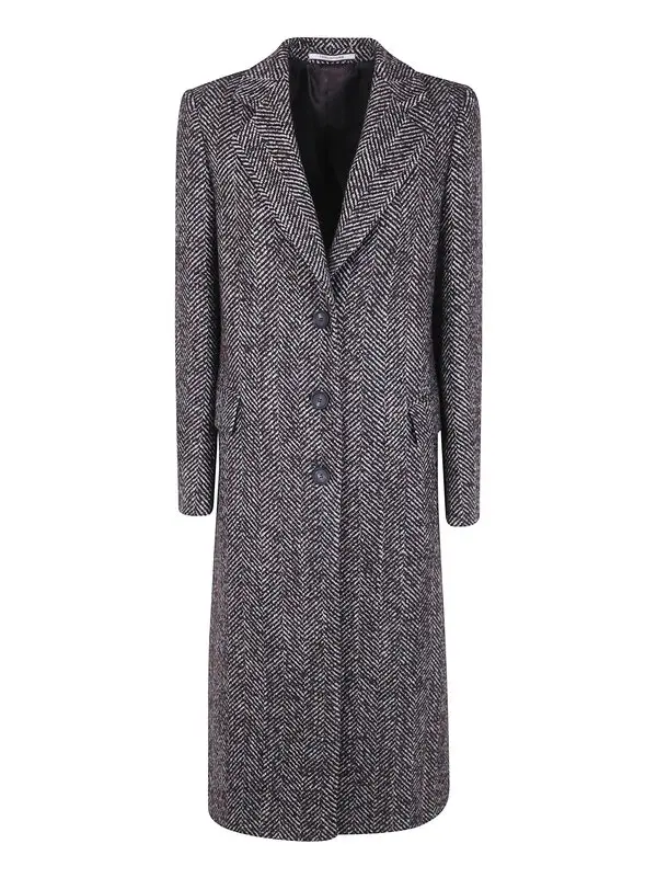Tagliatore Ada" Wool Blend Coat - Brown