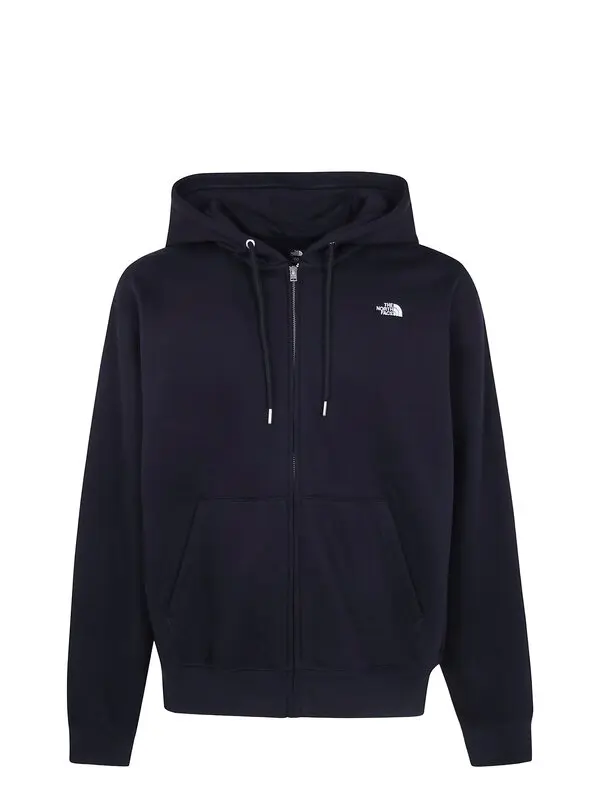 The North Face Sweatshirt Full Zip "essential Simple Dome - Black