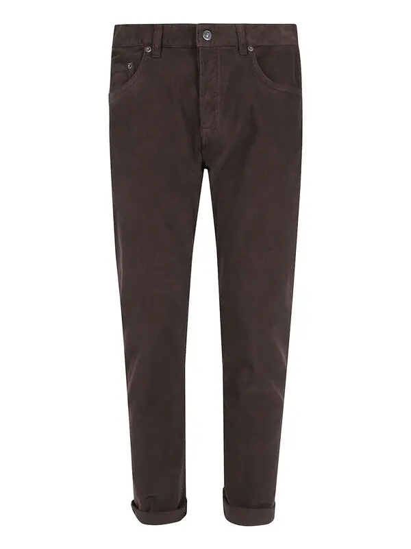 DONDUP Icon 5 Pocket Jeans - Brown