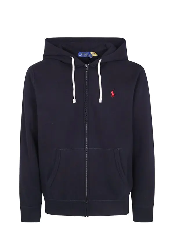 Polo Ralph Lauren Long Sleeve Knit Hooded Sweatshirt - Black