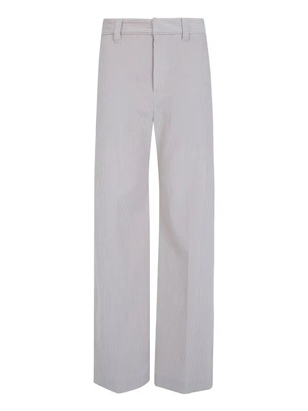 Brunello Cucinelli Pants Wide Leg "099 C9815 Oat Milk - Beige