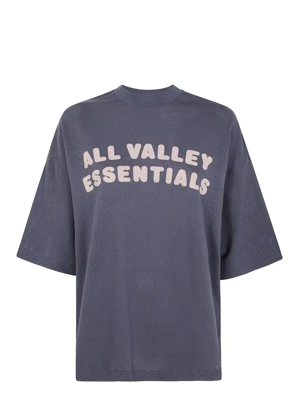 Fear Of God T-shirt Cotton "merch Tee - Gray
