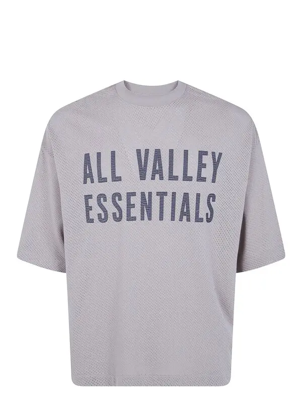 Fear Of God T-shirt Graphic Print "merch Tee - Gray