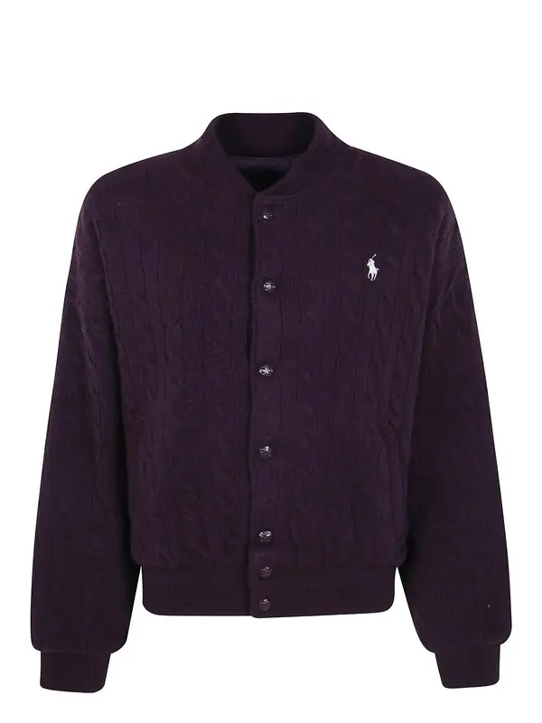 Polo Ralph Lauren Sweater Bomber Coat - Pink