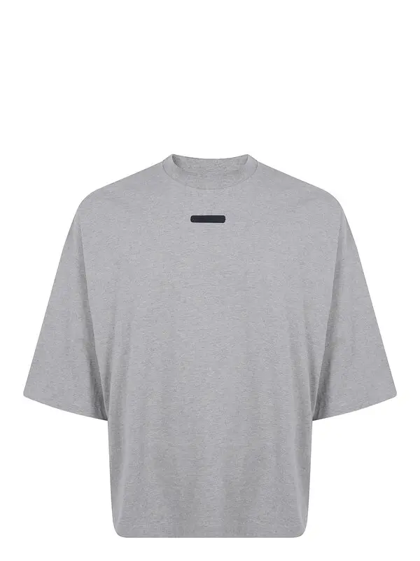 Fear Of God T-shirt Short Sleeve "merch Tee - Beige