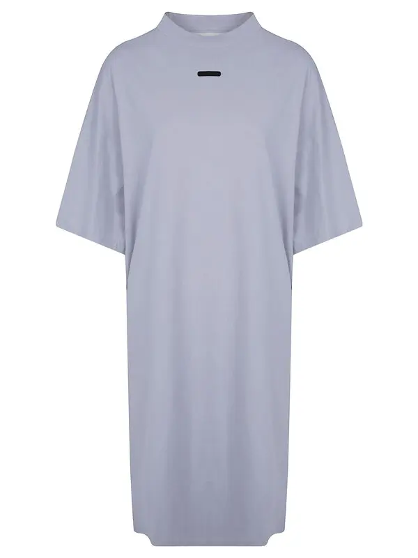 Fear Of God Long Sleeve Cotton Dress - Blue