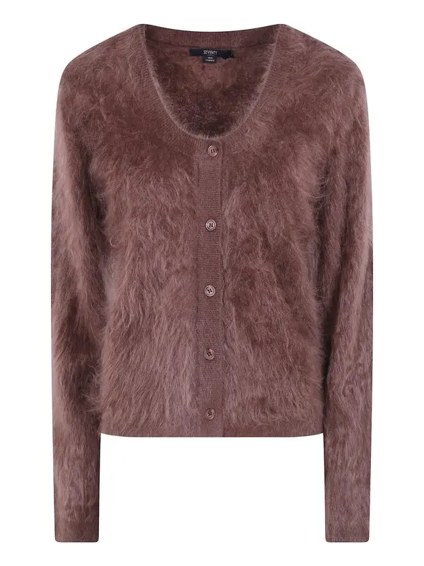 Seventy Sweater Cashmere "cardigan - Brown