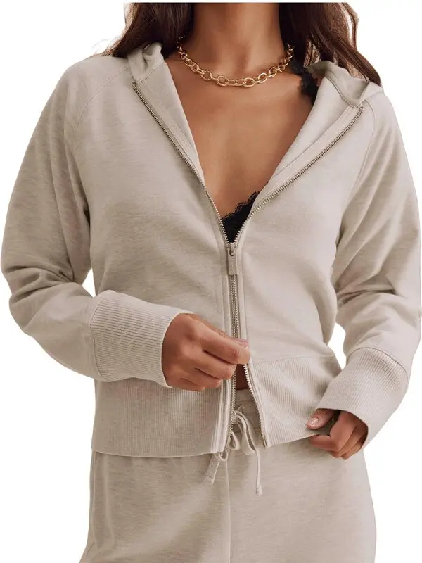 Splendid Winslow Zip Up Hoodie - Java