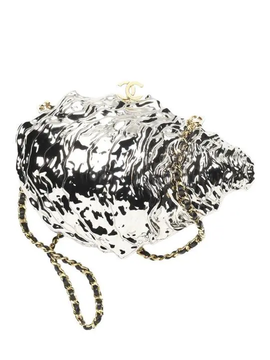 Chanel Oyster Minaudiere - Silver