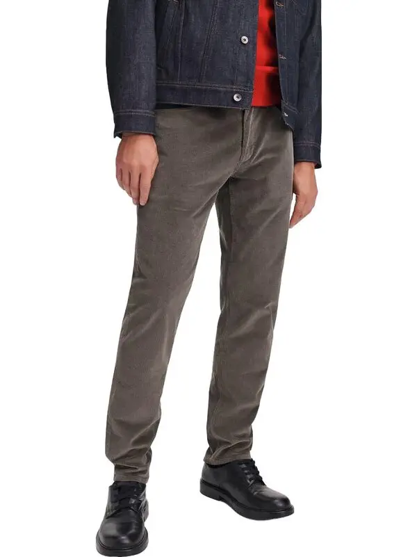 Rag & Bone Fit 3 Straight Leg Corduroy Pants - Dkgreen