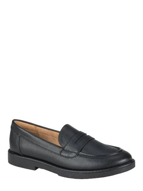 BARETRAPS Calli Croc Embossed Faux Leather Loafer - Black