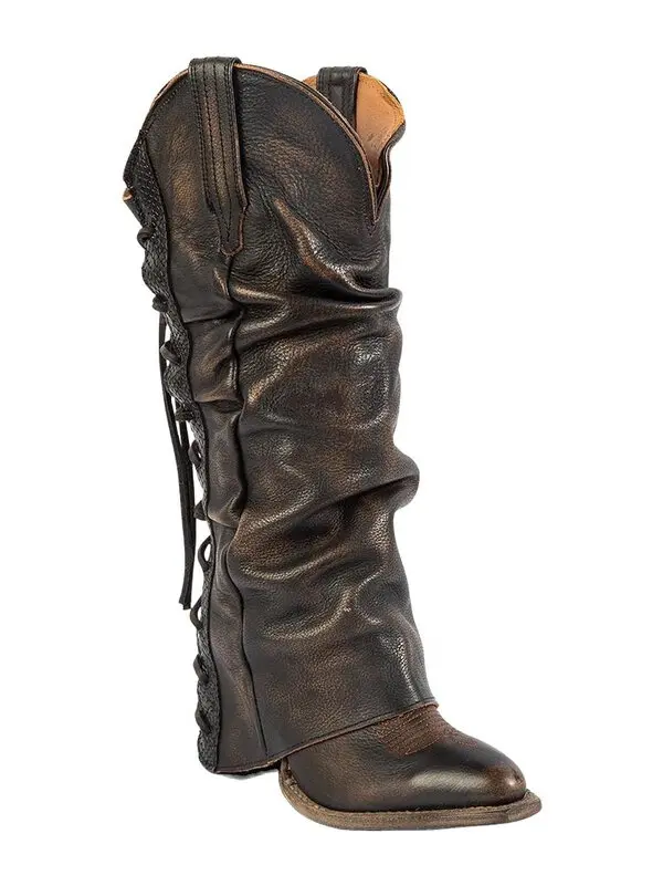FREEBIRD Jules Leather Western Boots - Black