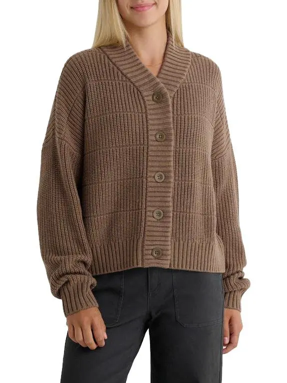 FREE FLY Coastloom Cardigan - Fossil