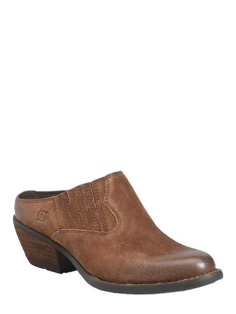 BØRN Monikah Leather Mule - Rust Distressed